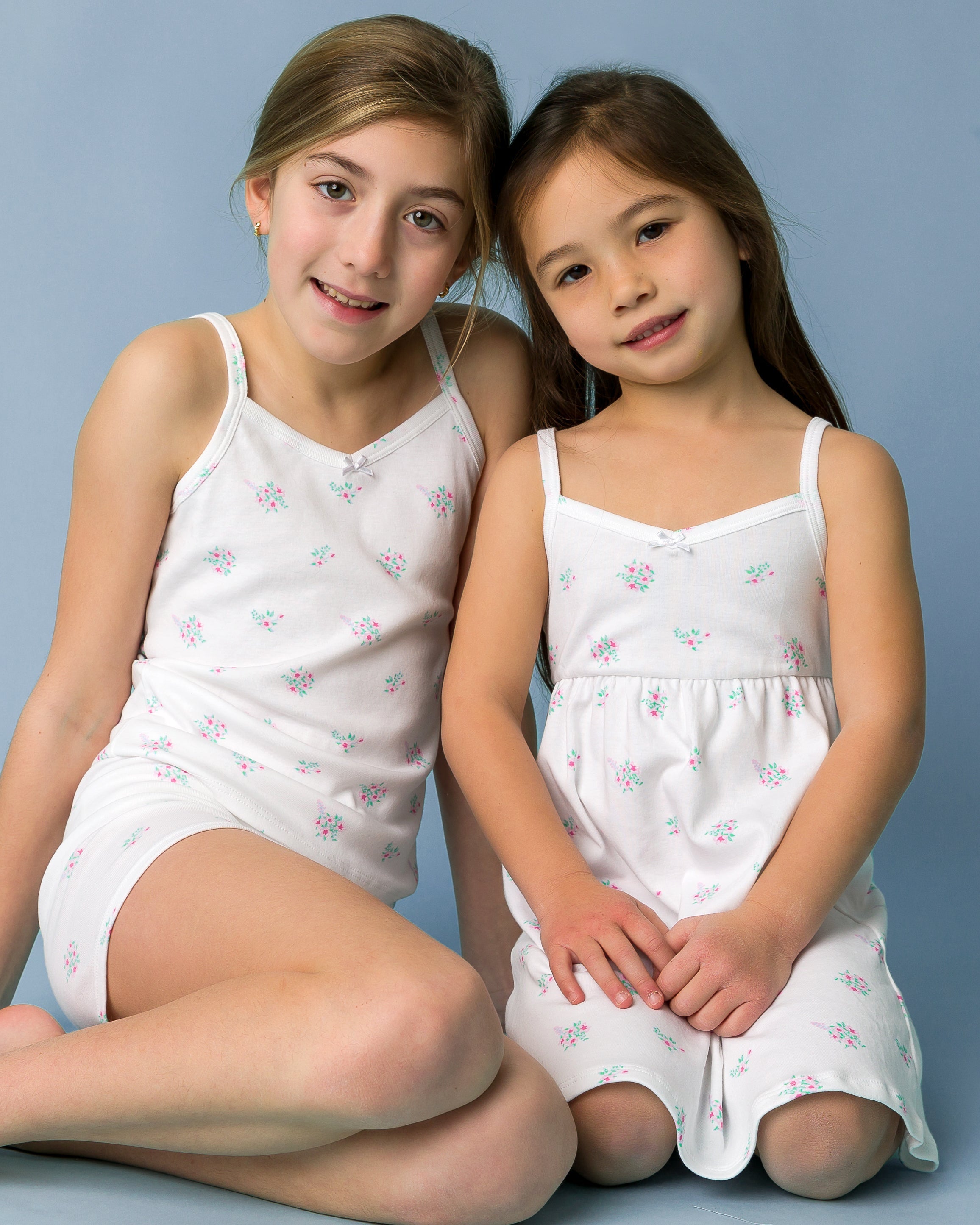 The Organic Cami And Short Set Ditsy Floral